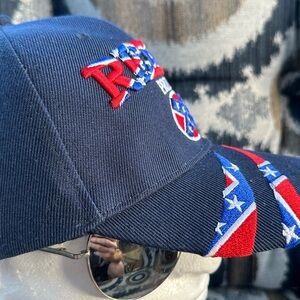 Accessories | Rebel Pride Cap Confederate Flag Rare And Vintage Velcro ...